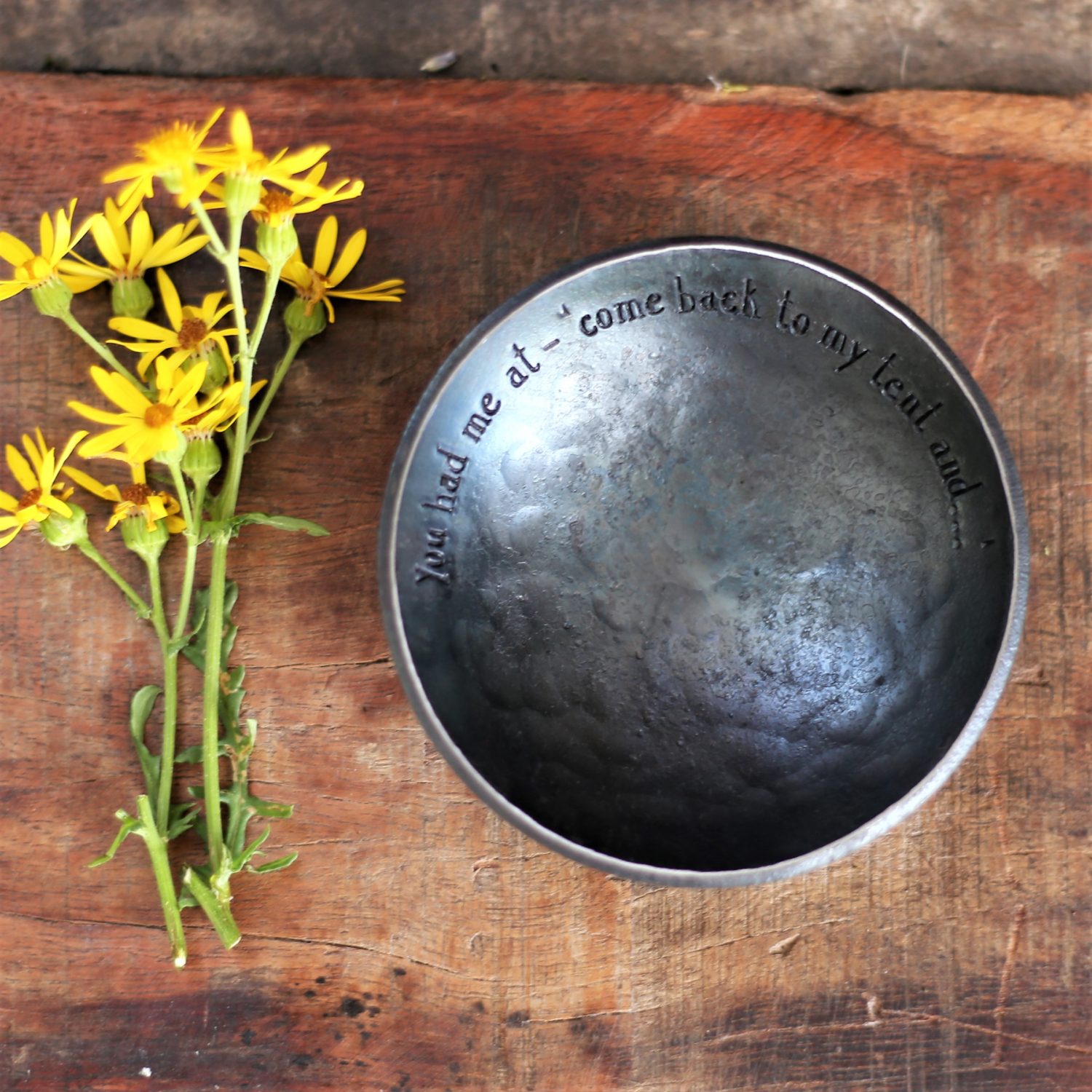 Personalised Small Round Bowl - Coach House Forge