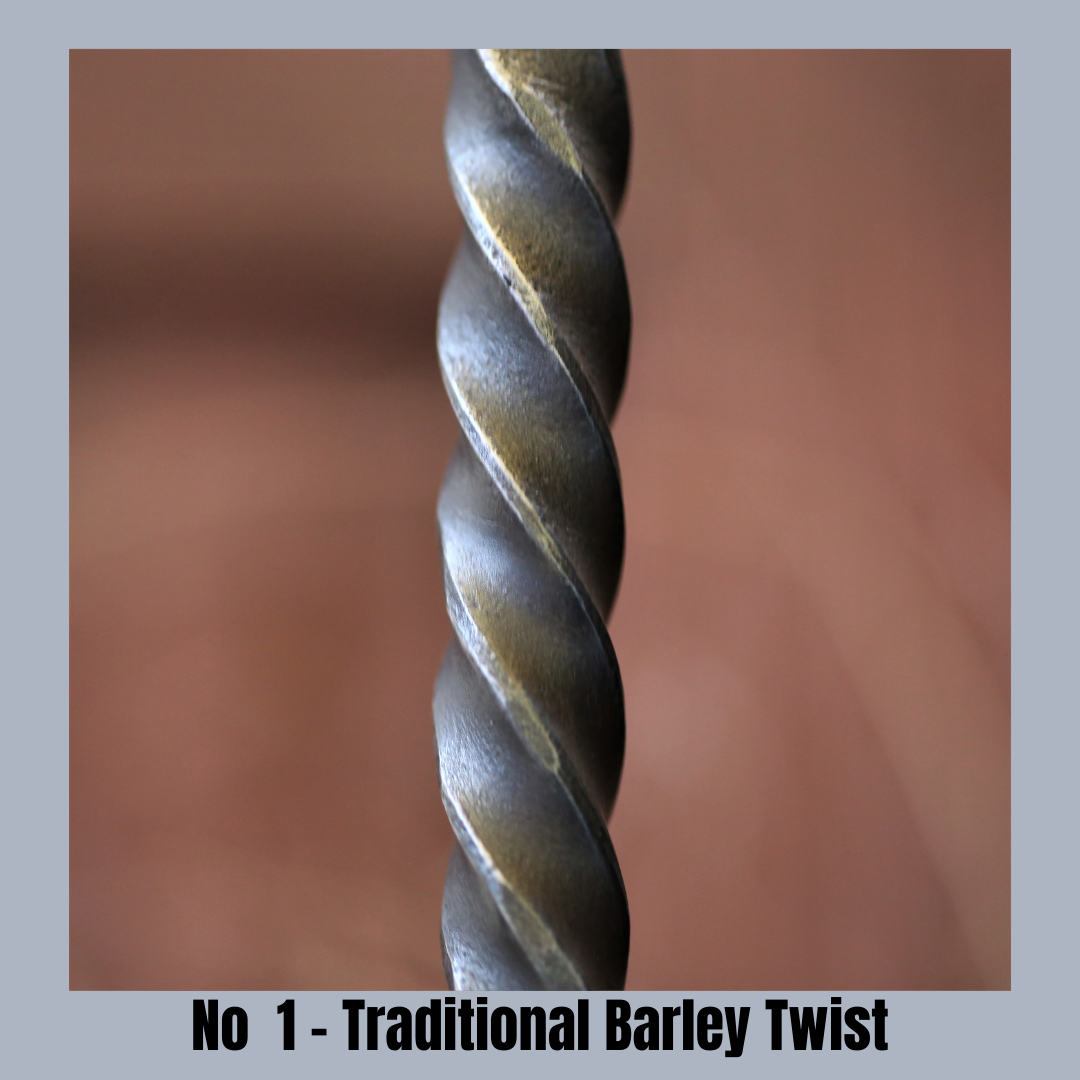 Scroll Fire Poker with Twist - Coach House Forge