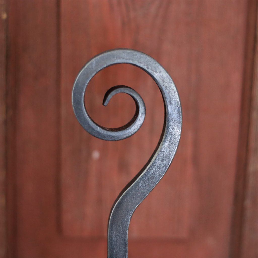 Scroll Fire Poker with Twist - Coach House Forge