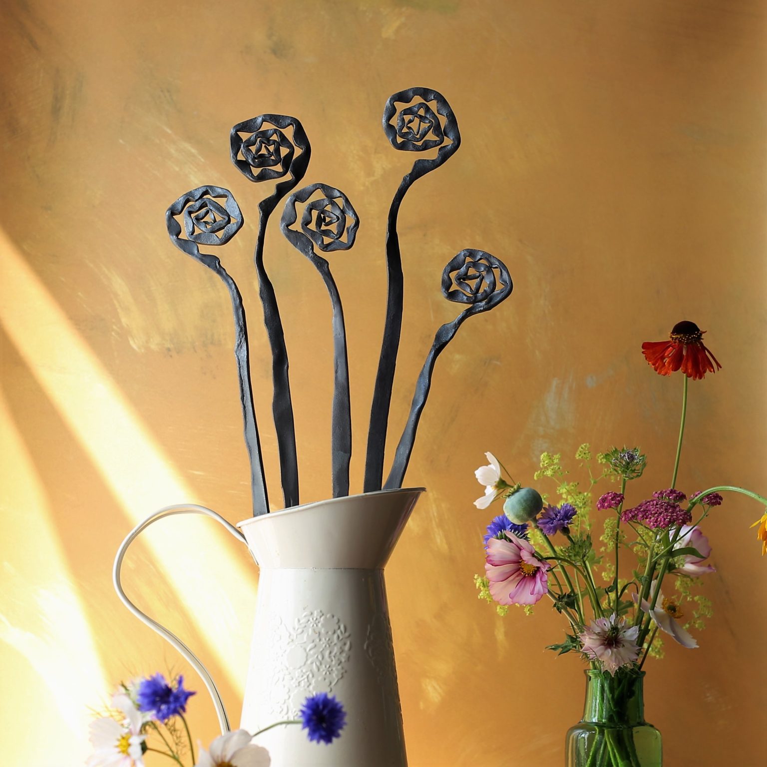 Everlasting Metal Flowers - Coach House Forge