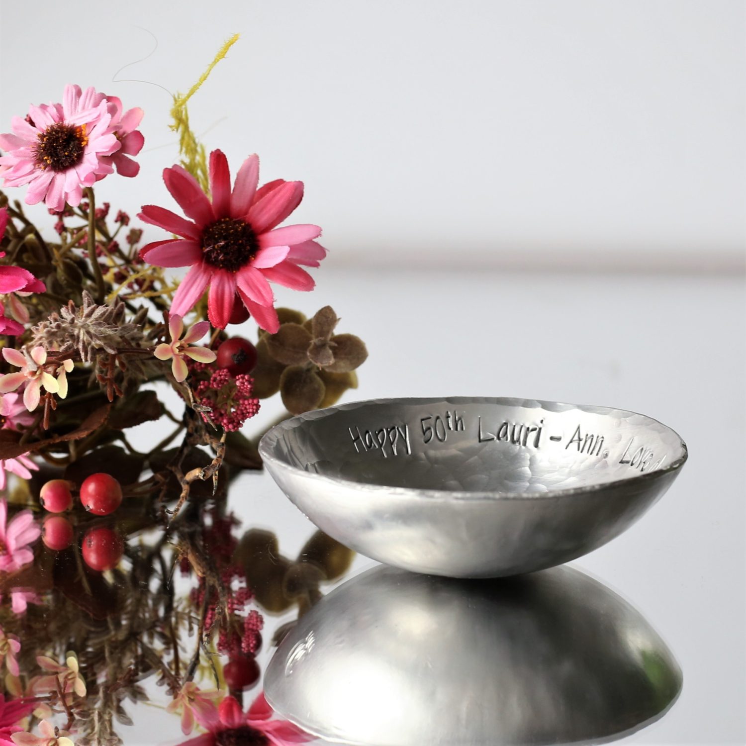 10th Anniversary Small Aluminium Bowl - Coach House Forge