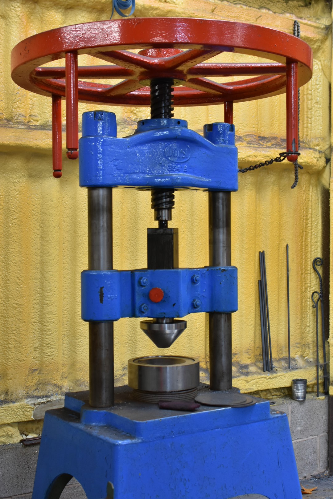 Fly-Presses in the Forge For Forming Metal - Coach House Forge