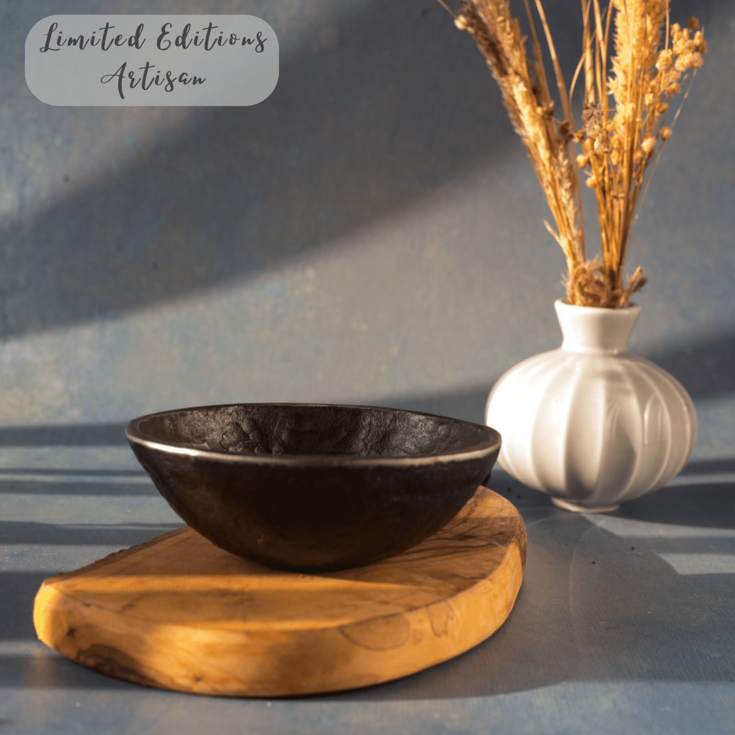 Small Hammered Heavy Bowl with Hammered Crackle Finish (Design 'a ...