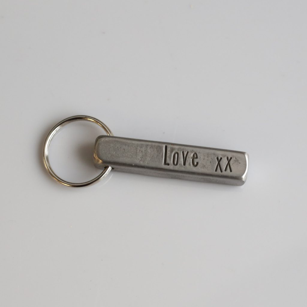 11th anniversary Polished Steel Bar Keyring, Last Chance To Buy - Coach ...
